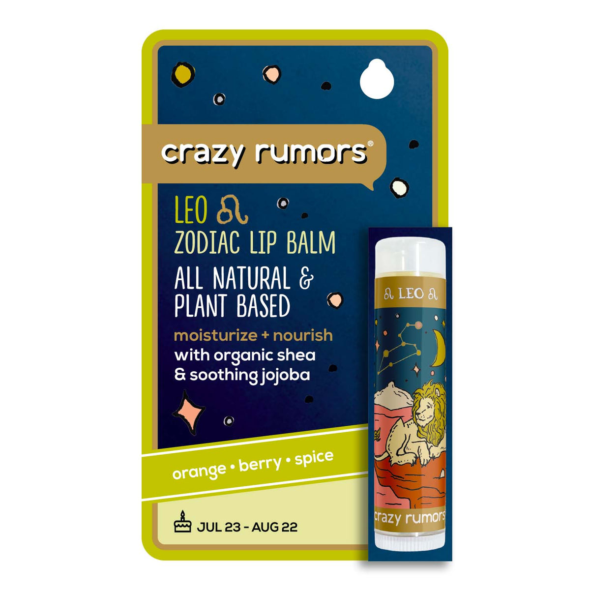 Leo Zodiac Lip Balm – Crazy Rumors
